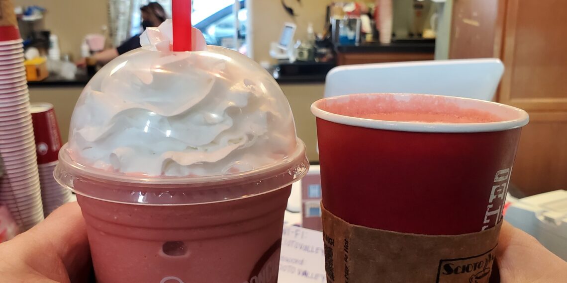 Red Velvet Mocha at Scioto Valley Coffee | Dimple Times